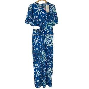 RHODE | Pants & Jumpsuits | Rhode X Target Blue Zinnia Floral Print ...